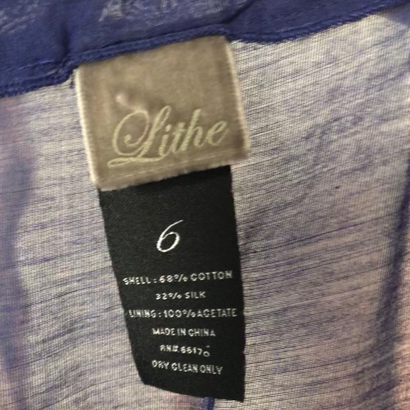 Anthropologie | Dresses | Lithe Navy Blue Dress Anthropologie | Poshmark